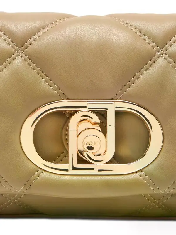 Liu Jo Quilted Monogram Shoulder Bag - Neutrals