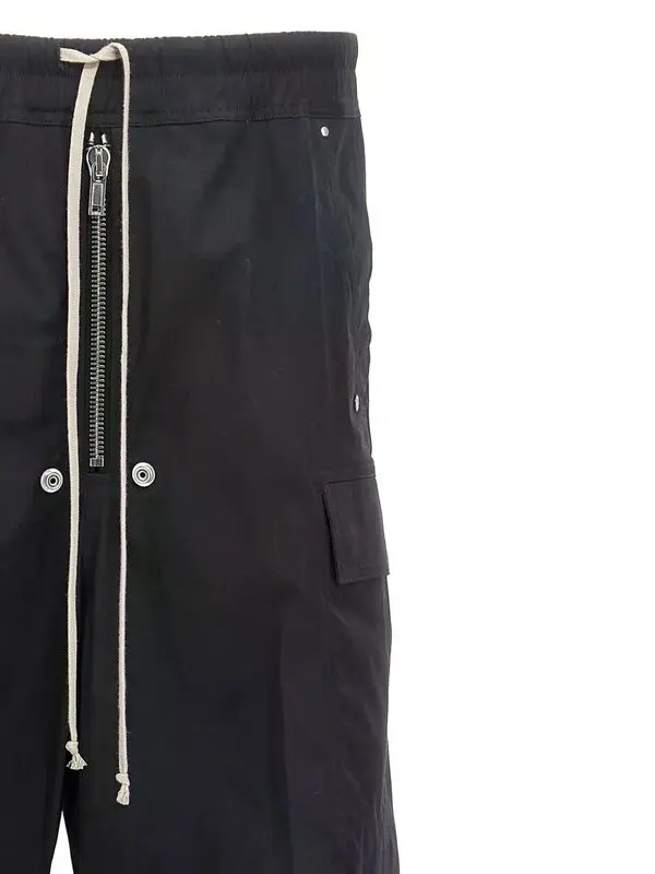 Rick Owens Cotton Cargobelas Trousers - Black