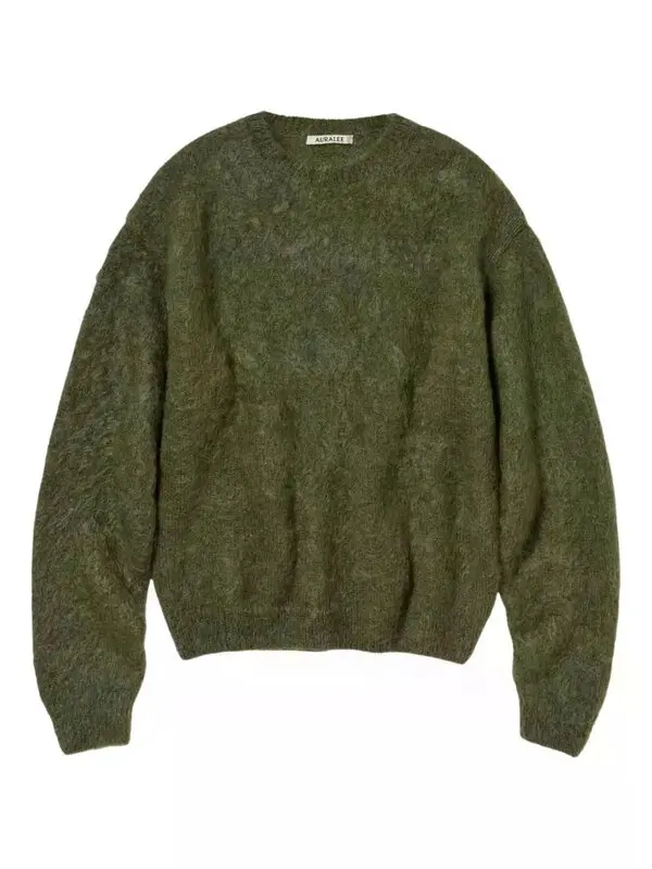 Auralee Long-sleeve Crew-neck Sweater