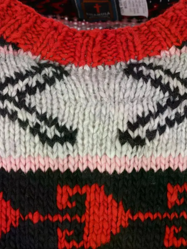 CHAMULA Geometric Pattern Sweater