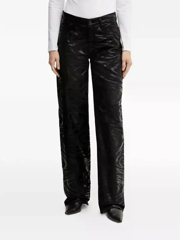 Armani Exchange Zebra-pattern Jeans