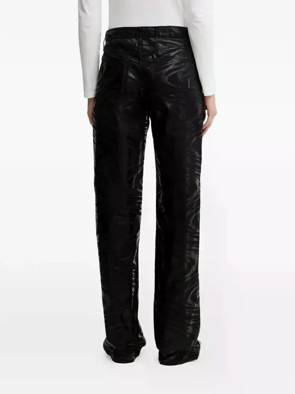 Armani Exchange Zebra-pattern Jeans