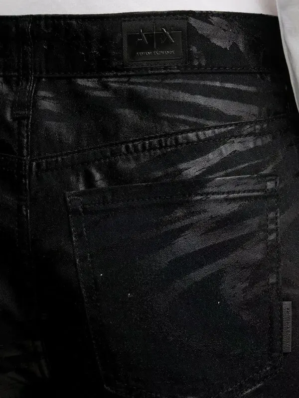 Armani Exchange Zebra-pattern Jeans