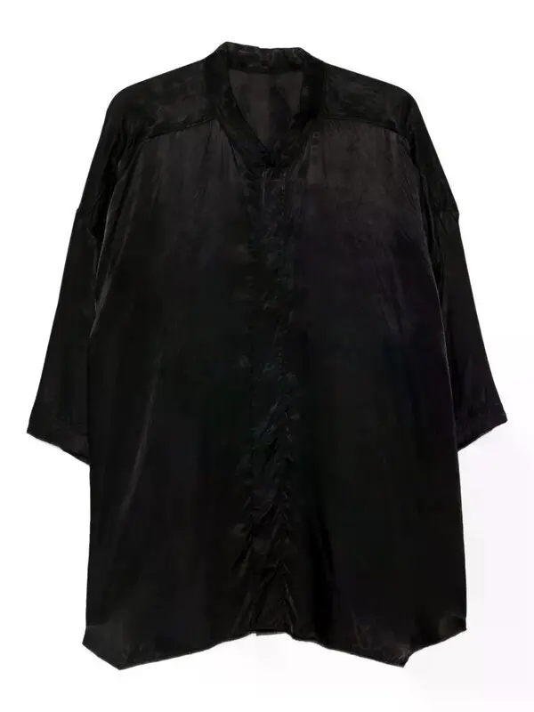 Rick Owens Jumbo Faun Shirt - Black