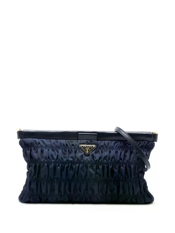 Prada 2000-2013 Tessuto Gaufre Crossbody Bag