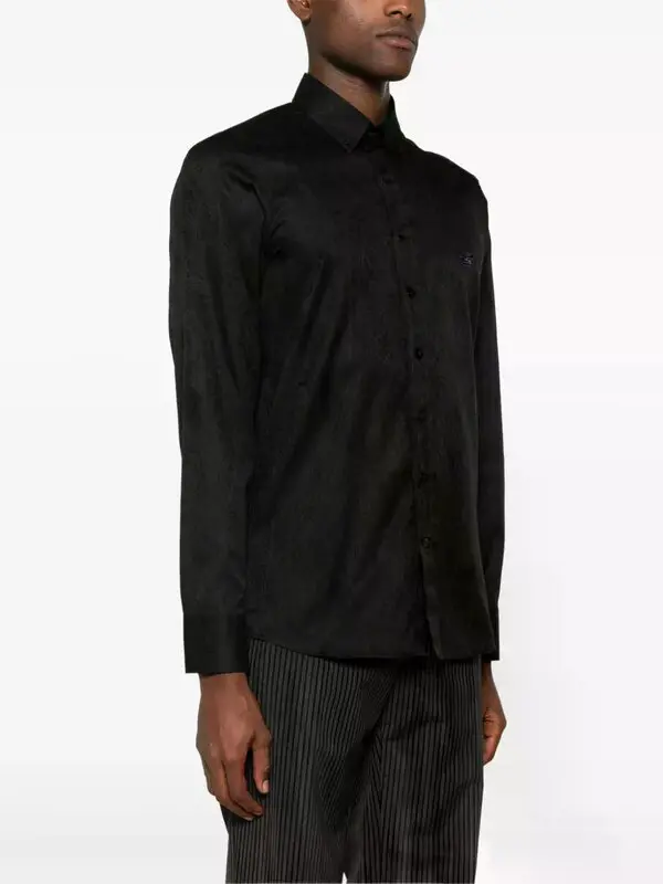 Etro Patterned-jacquard Cotton Shirt