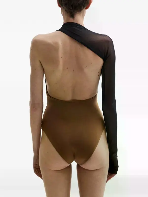 ATU BODY COUTURE One-shoulder Draped Bodysuit