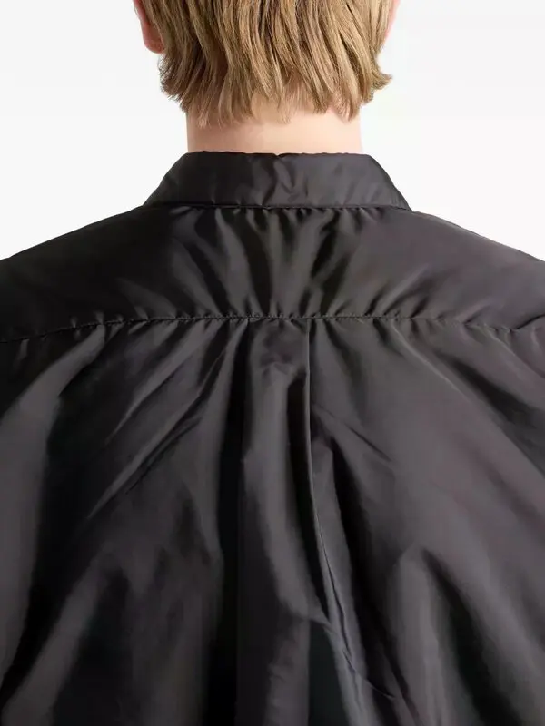 Prada Logo-embroidered Pocket-detail Shirt