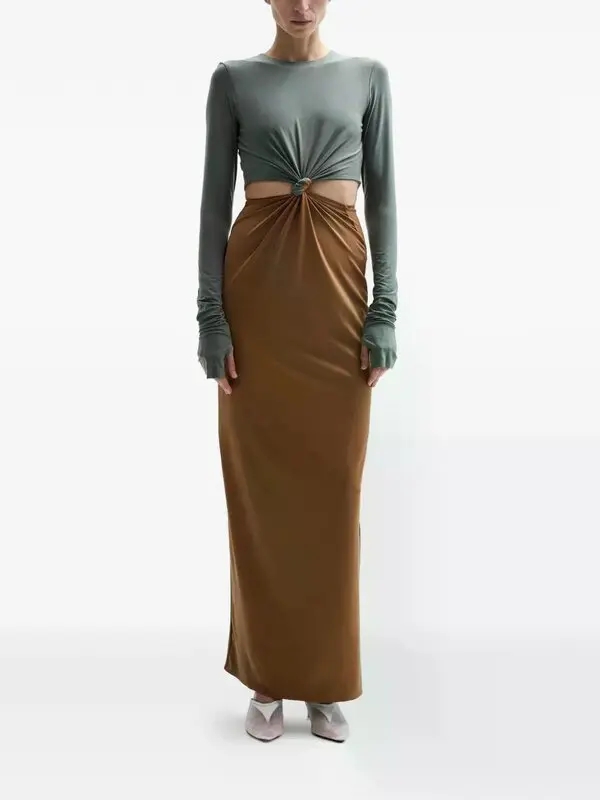 ATU BODY COUTURE Ring-knot Detail Maxi Dress