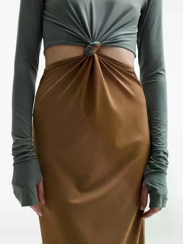ATU BODY COUTURE Ring-knot Detail Maxi Dress