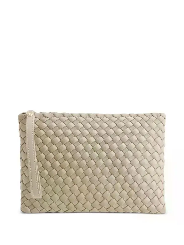 MARREA Woven Clutch With Wrist Strap