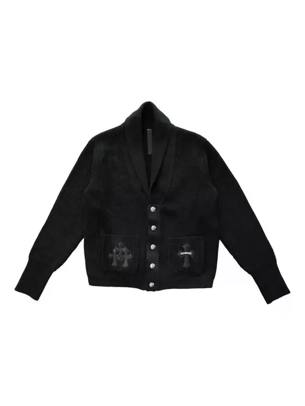 Chrome Hearts Cashmere Cross-patch Cardigan