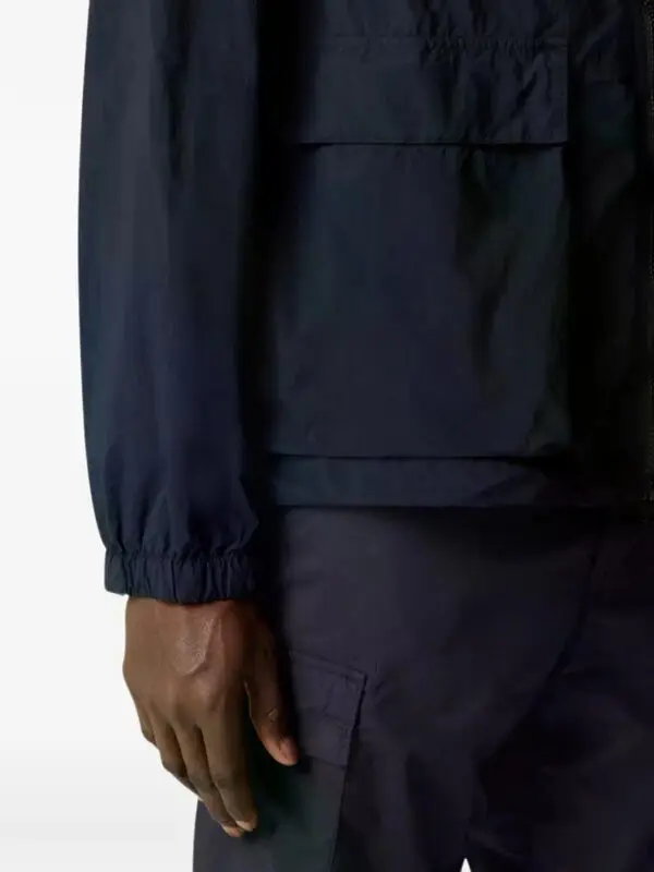 Stone Island Hooded Flap-pocket Jacket - Blue