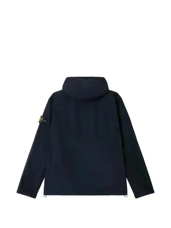 Stone Island Hooded Flap-pocket Jacket - Blue