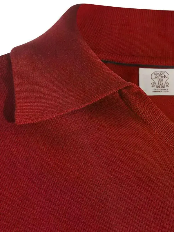 Brunello Cucinelli Collared Short-sleeve Top