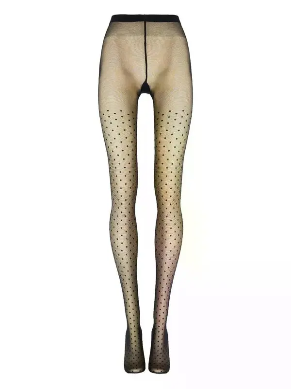 Wolford Crystal Embellished Tights - Black