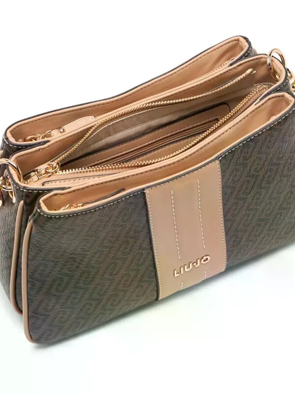 Liu Jo Monogram Shoulder Bag - Brown