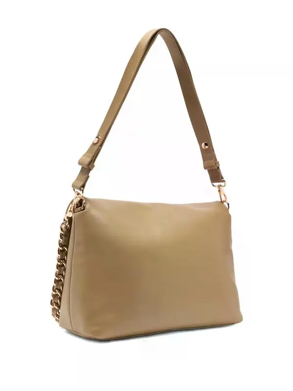 Liu Jo Braided Chain Logo Satchel - Neutrals