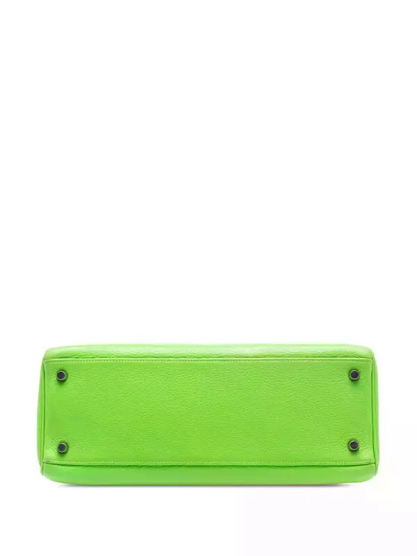 Hermès 2003 Kelly Ii Retourne 32 Satchel - Green