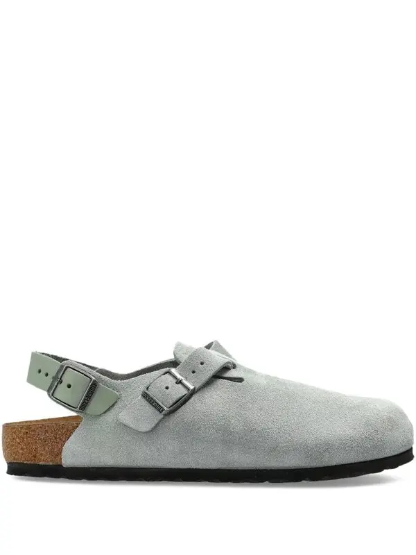 BIRKENSTOCK Tokio Ii Suede Clogs - Grey
