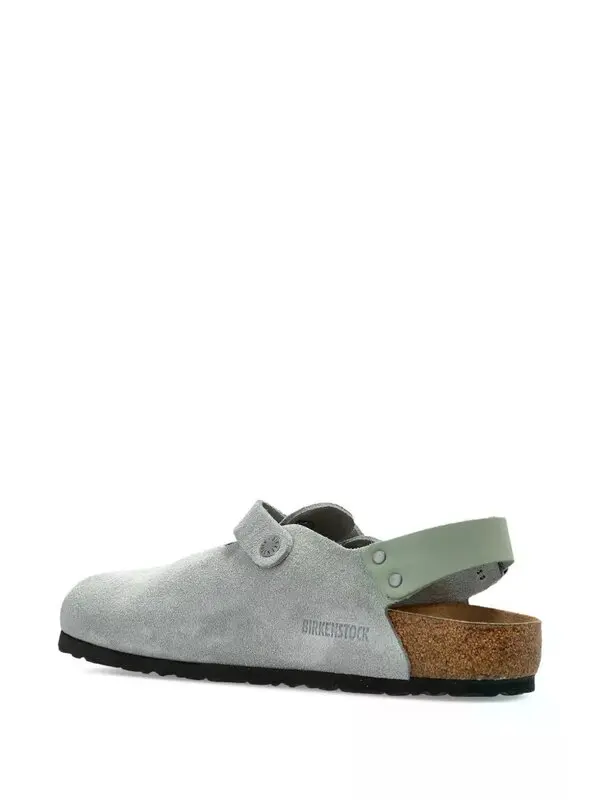 BIRKENSTOCK Tokio Ii Suede Clogs - Grey