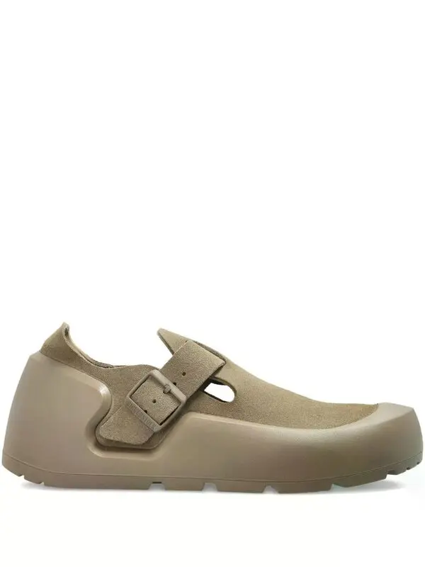 BIRKENSTOCK Reykjavik Buckle-strap Nubuck Leather Sneaker - Neutrals