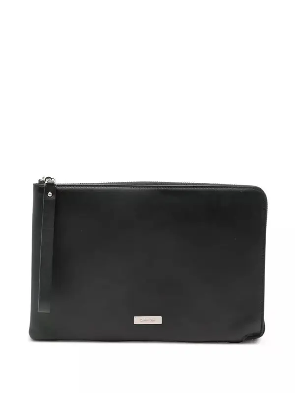 Calvin Klein Zip Shoulder Bag - Black