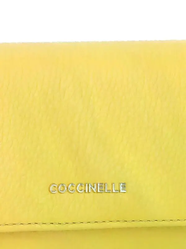 COCCINELLE Metallic Soft Leather Wallet