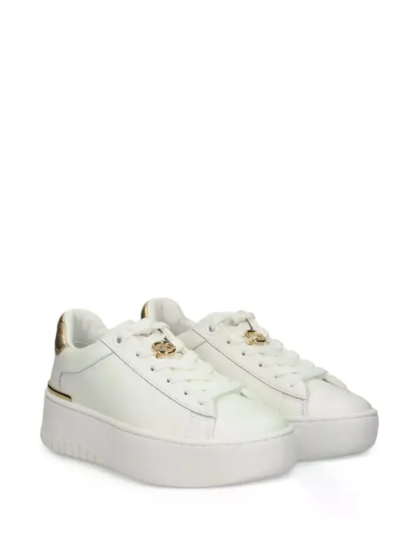 Michael Kors Flatform Sneakers - White