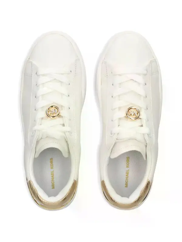 Michael Kors Flatform Sneakers - White