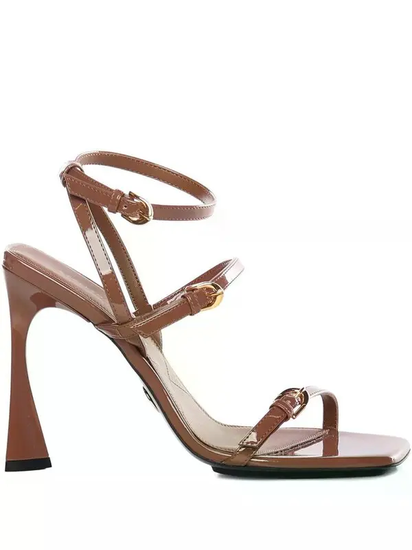 Stella McCartney Triple-strap Sculptural Heel Sandals