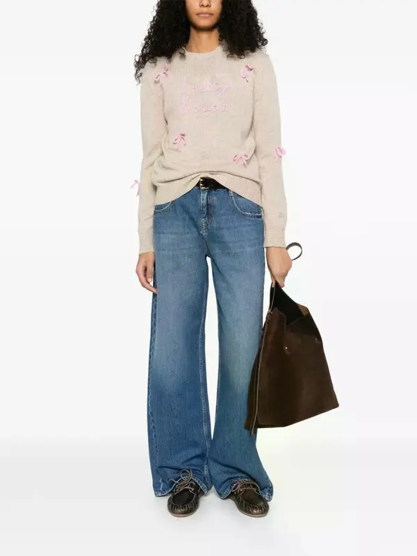 MC2 SAINT BARTH Embellished Crew Neck Sweater