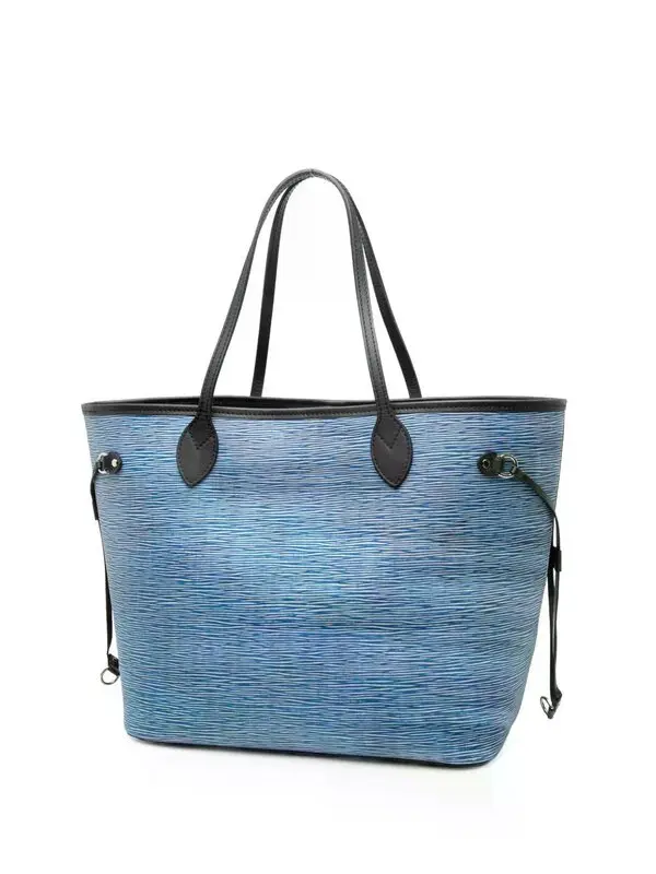 LOUIS VUITTON Epi Denim Neverfull Mm Tote Bag - Black