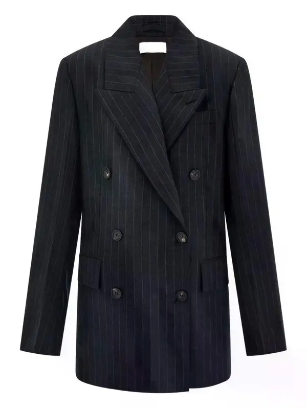FERRAGAMO Pinstripe Double-breasted Blazer