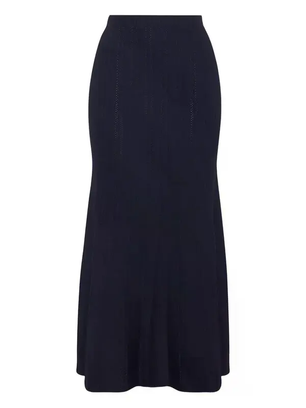 Adam Lippes Lyra Midi Skirt - Blue