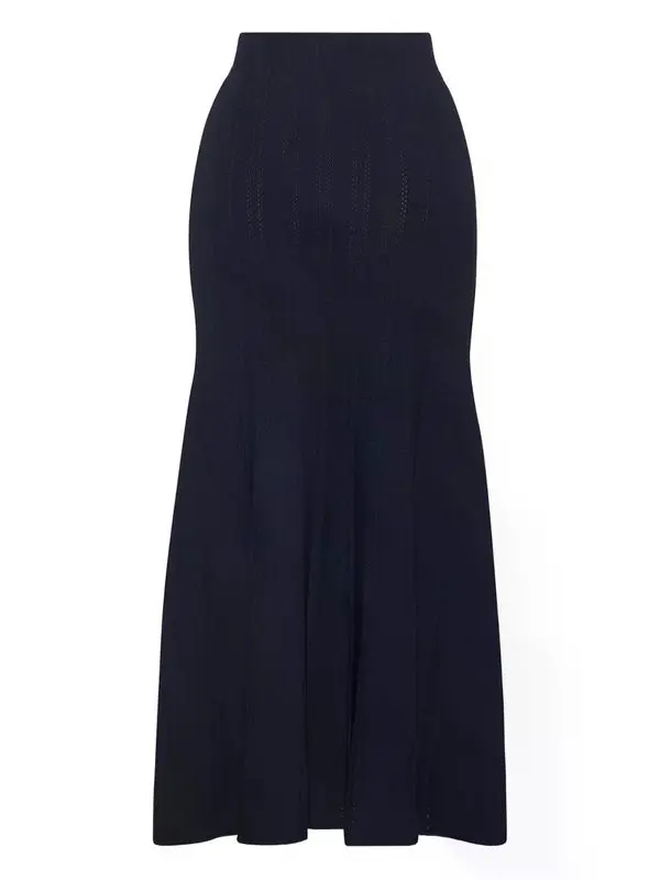 Adam Lippes Lyra Midi Skirt - Blue