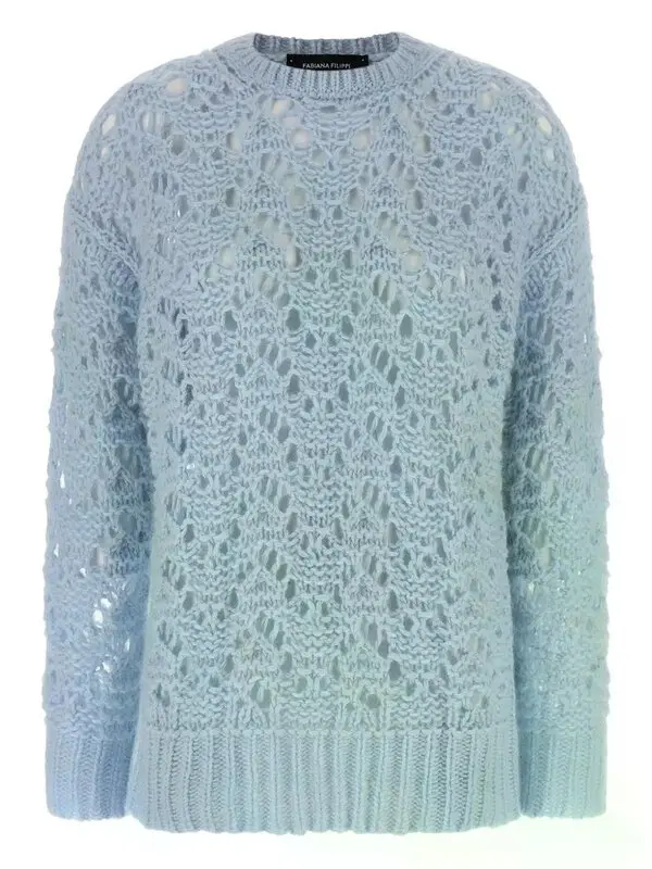 Fabiana Filippi Openwork Crew-neck Sweater