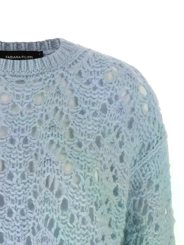 Fabiana Filippi Openwork Crew-neck Sweater