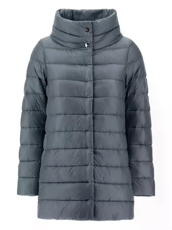 Herno Amelia High-neck Quilted Jacket - Blue