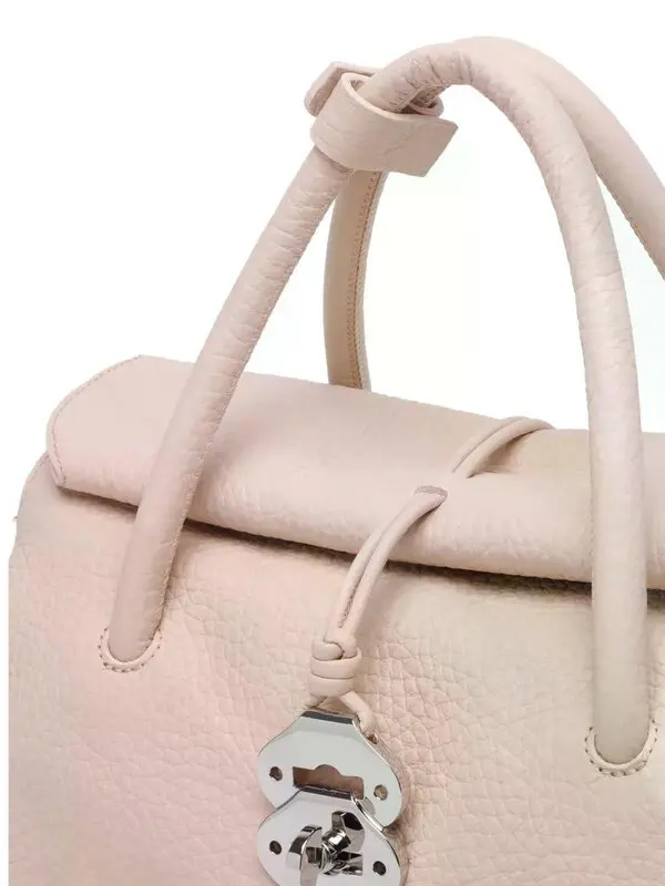 ZANELLATO Dott Studded Top-handle Tote - Neutrals