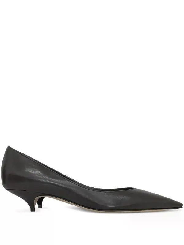 THE ROW Pointed-toe Kitten-heel Pumps