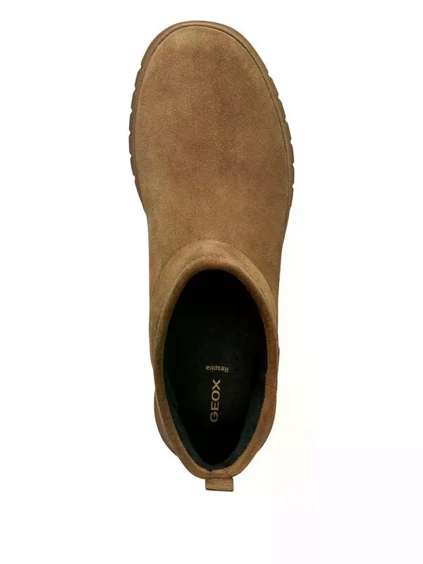 Geox Chelsea Suede Boots - Brown
