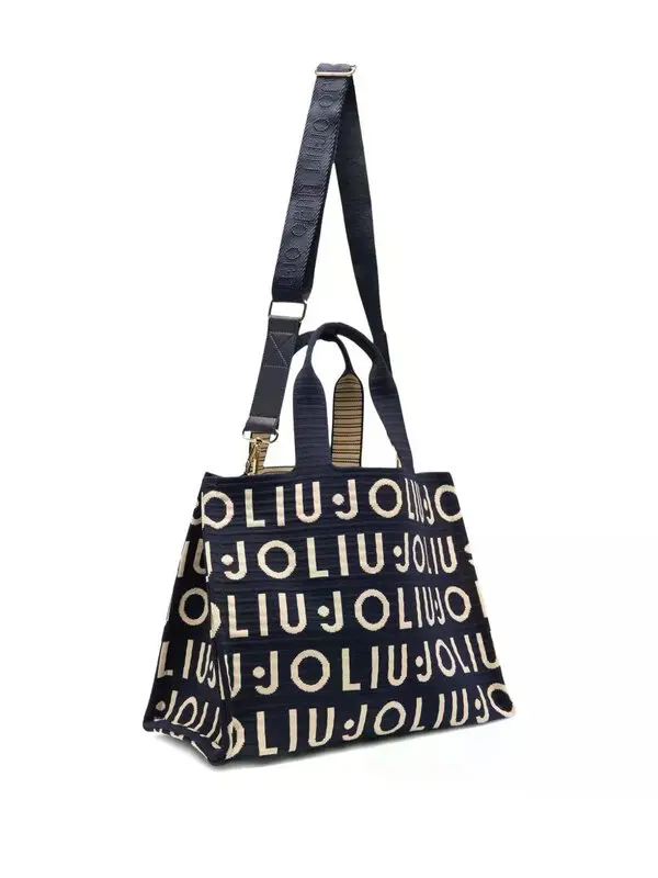 Liu Jo Knit Jacquard Logo Tote Bag