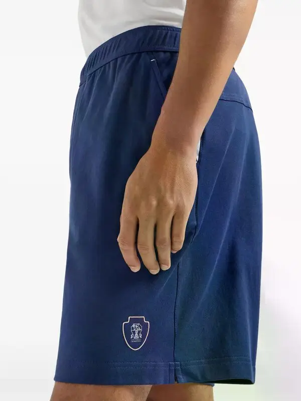 Brunello Cucinelli Cotton Interlock Logo Shorts