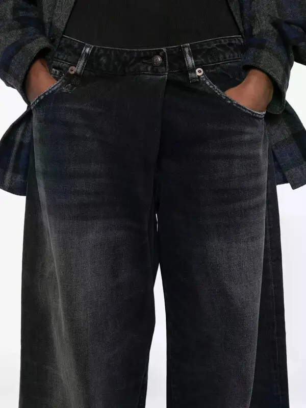 R13 Nico Wide Leg Jeans