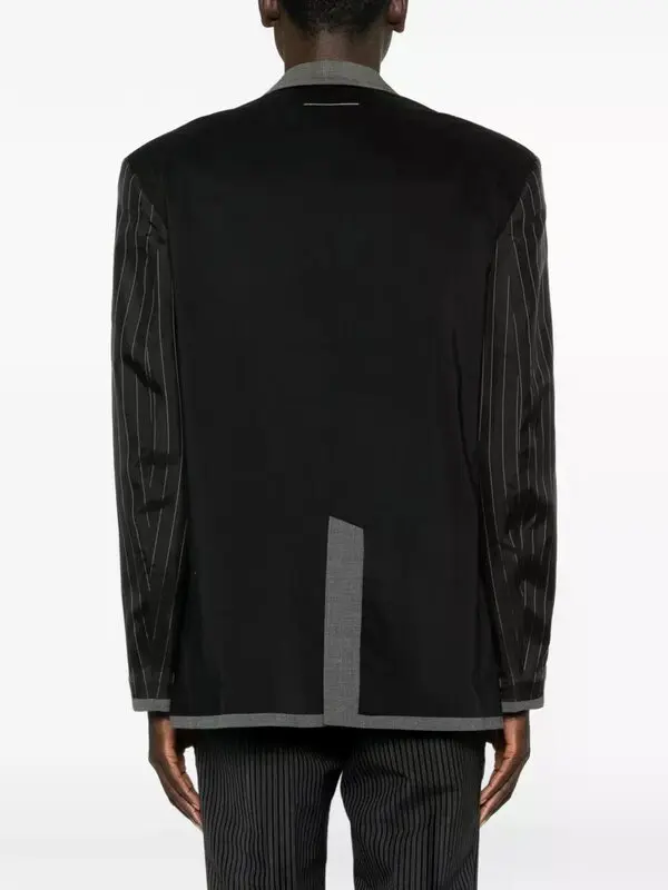 MAISON MARGIELA Pinstripe Panelled Blazer