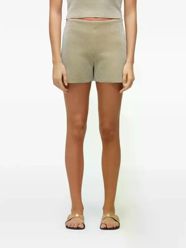 OSKLEN Metallic Mini Shorts