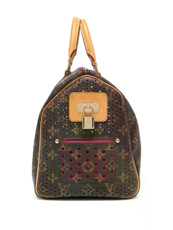 LOUIS VUITTON Speedy 30 Perforated Monogram Tote - Brown