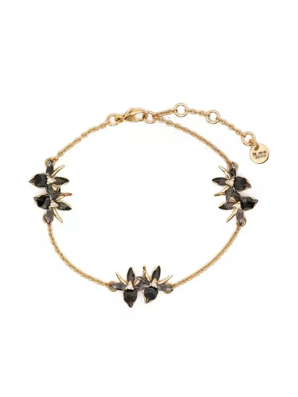 SHAUN LEANE Diamond Orchid Bracelet - Gold