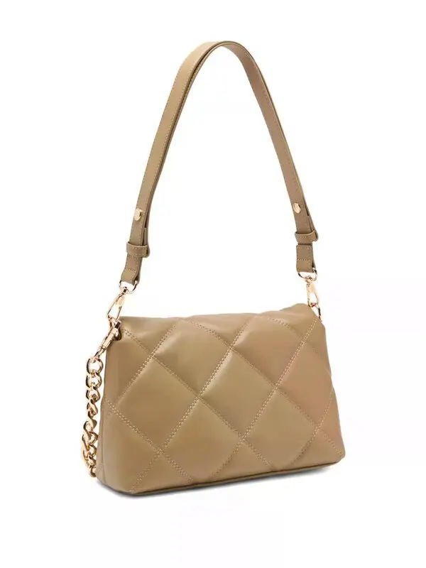 Liu Jo Quilted Shoulder Bag With Metal Chain - Neutrals